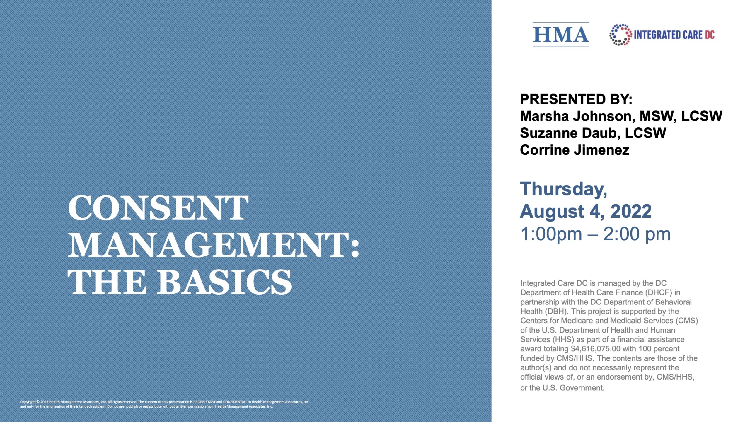 Consent to Share Substance Use Disorder Information: The Basics ...