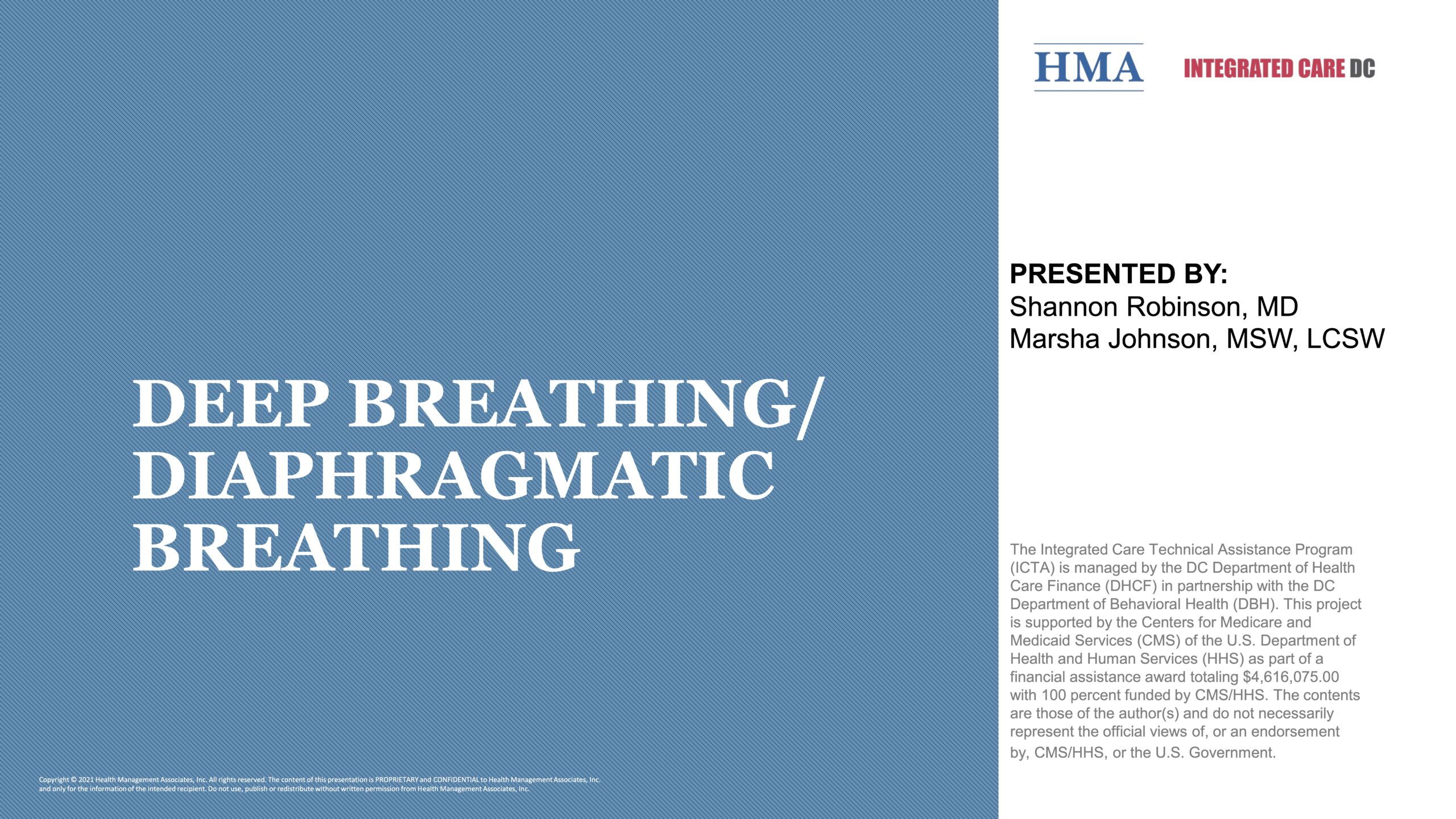 Stress Management: Deep Breathing/Diaphragmatic Breathing | Integrated ...
